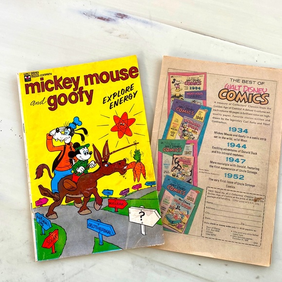 Disney | Other | Mickey Mouse And Walt Disney Comic Book Bundle | Poshmark
